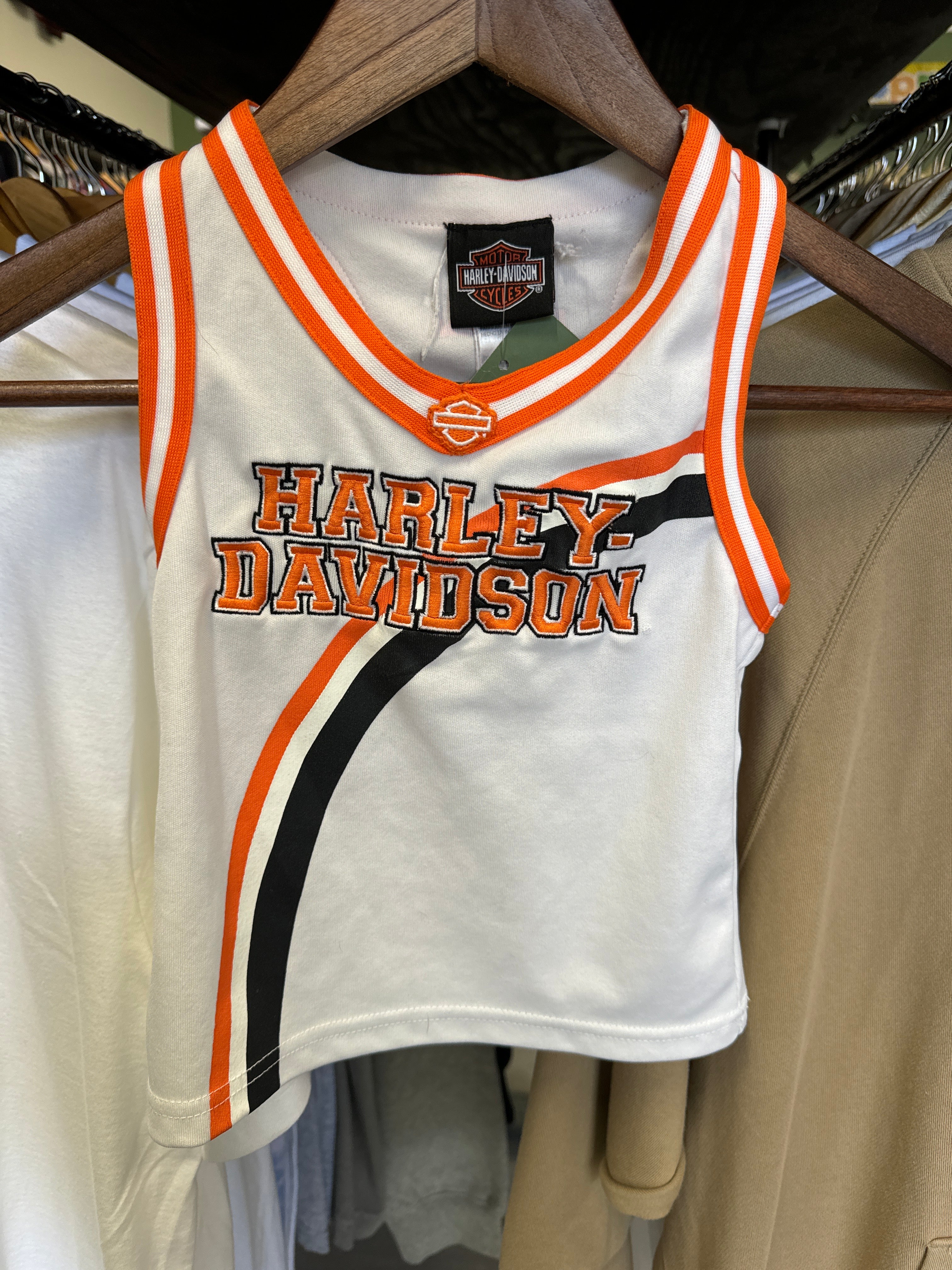 Youth Harley Davidson White Jersey – Ageless SC