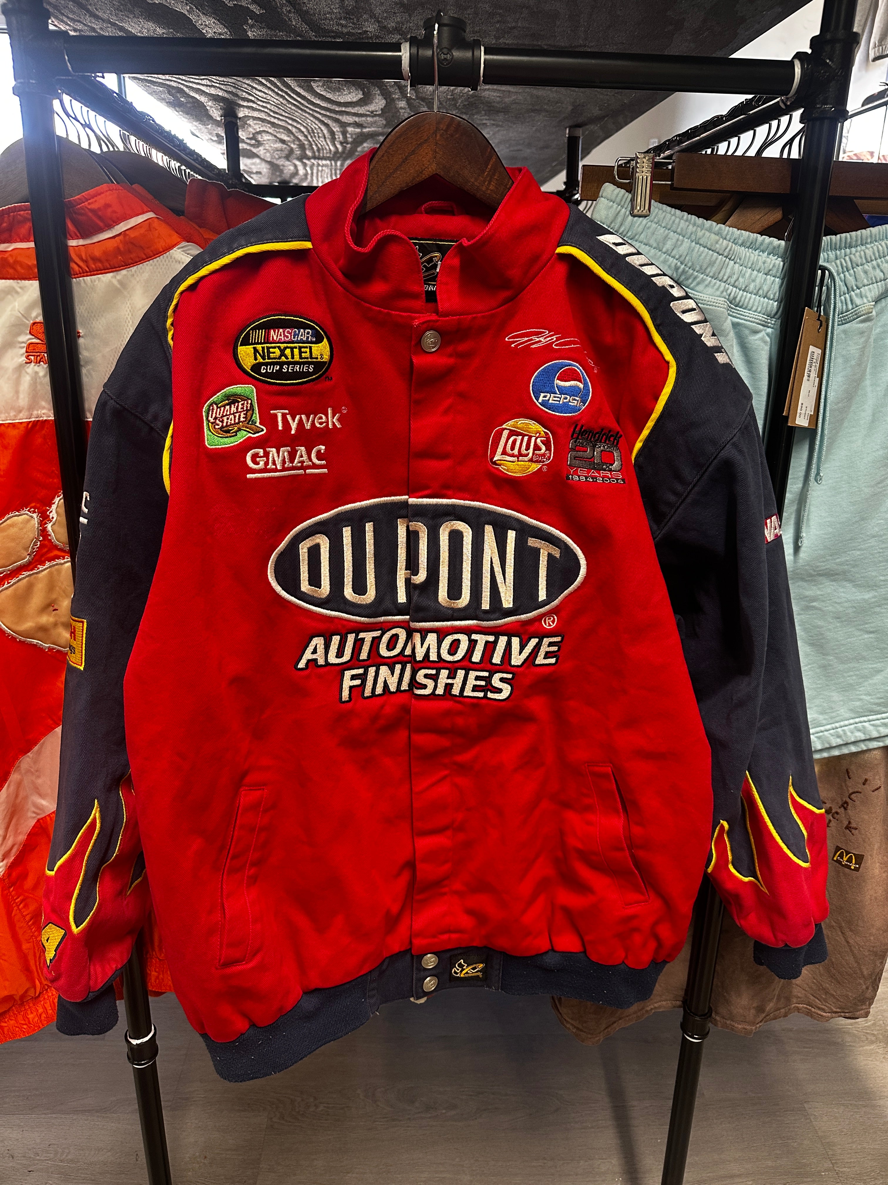 Vintage Jeff Gordon DuPont Flame NASCAR Jacket – Ageless SC